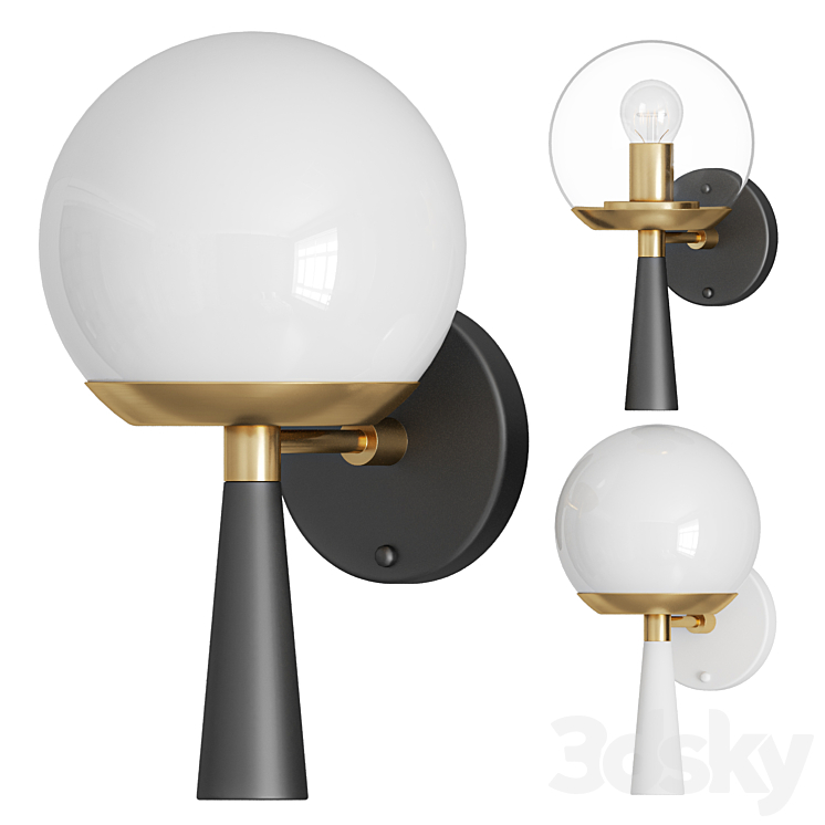 Audrey 6 - Wall light - 3D model