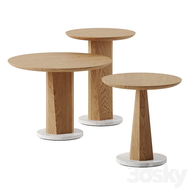 Root Side Tables by Bolia - Table - 3D model