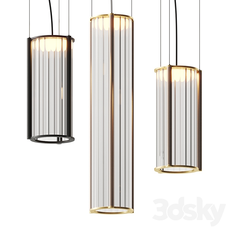Alma Light Totem II Pendant Lamp - Pendant light - 3D model