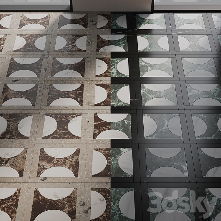 Vanitas hard surface - Tile - 3D model