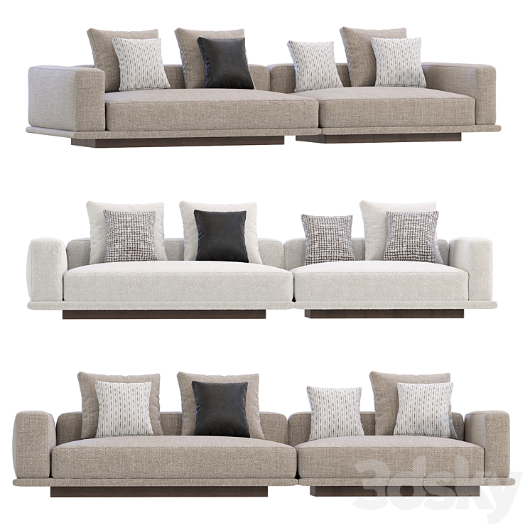 Minotti HORIZONTE Sofa - Sofa - 3D model