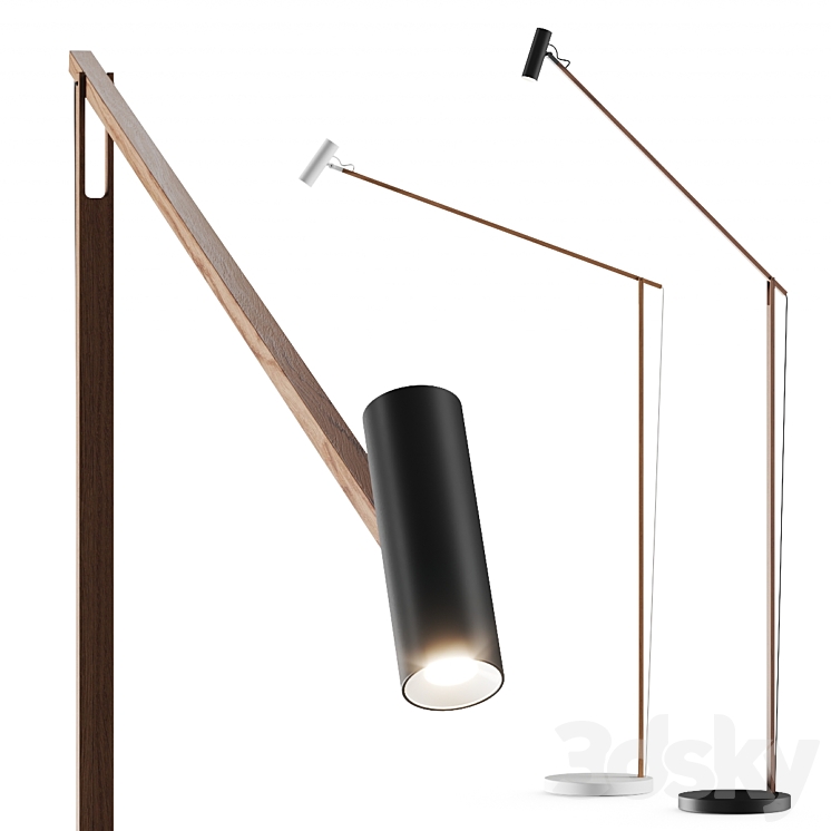 West Elm Crane LED Floor Lamp - Floor lamp - 3D model