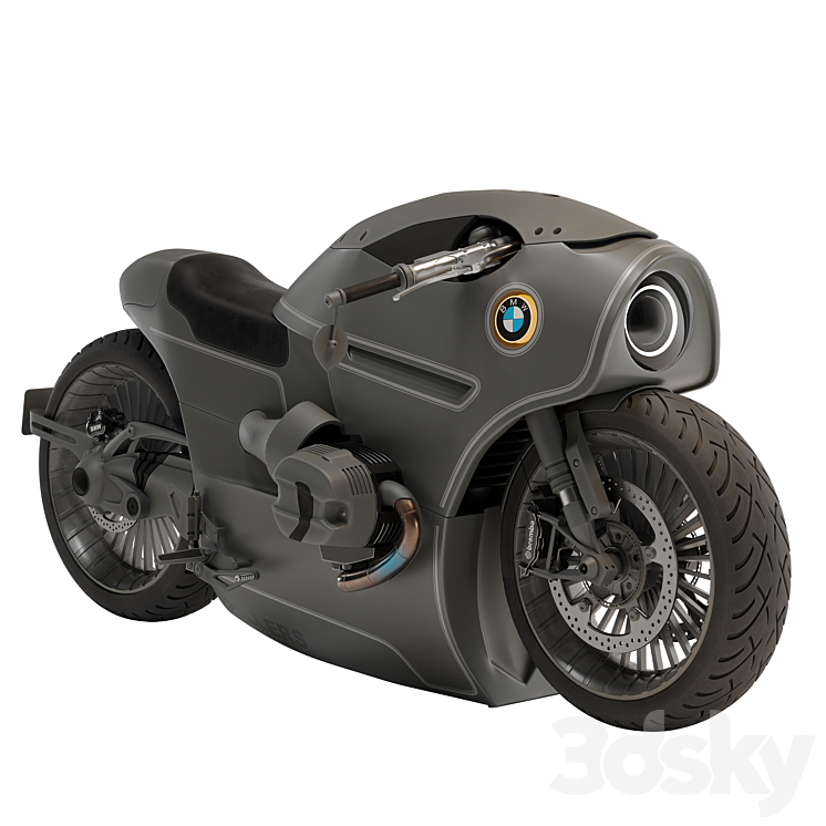 BMW R NINET R9 T Motorcycle - ZILLERS - Ground Transport - 3D model