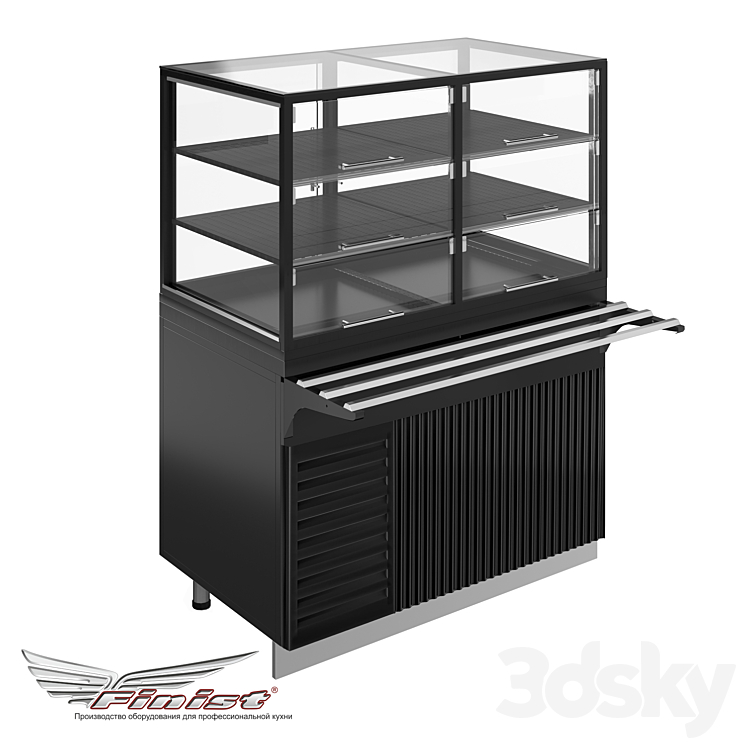 Refrigerated display counter from Finist - Restaurant - 3D model