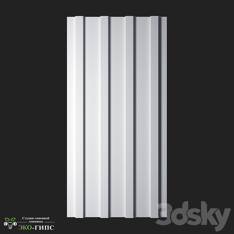 3D Panel PARALINE S - 3D panel - 3D model