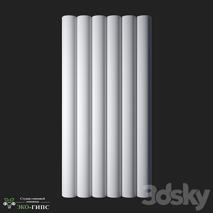 3D Panel TUBE - 3D panel - 3D model