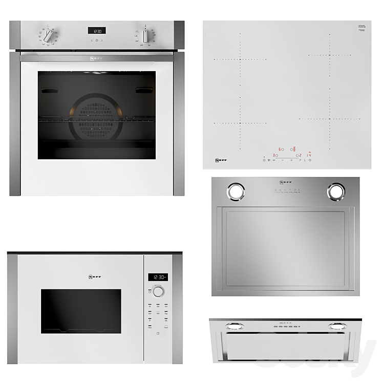 Set of kitchen appliances Neff 6 - Kitchen appliance - 3D model
