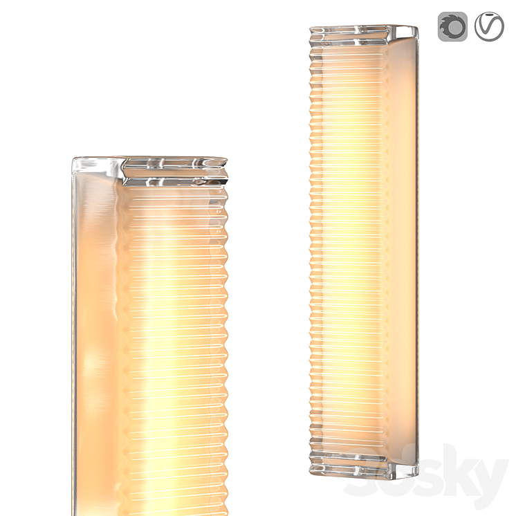 RBW Chip Sconce - Wall light - 3D model