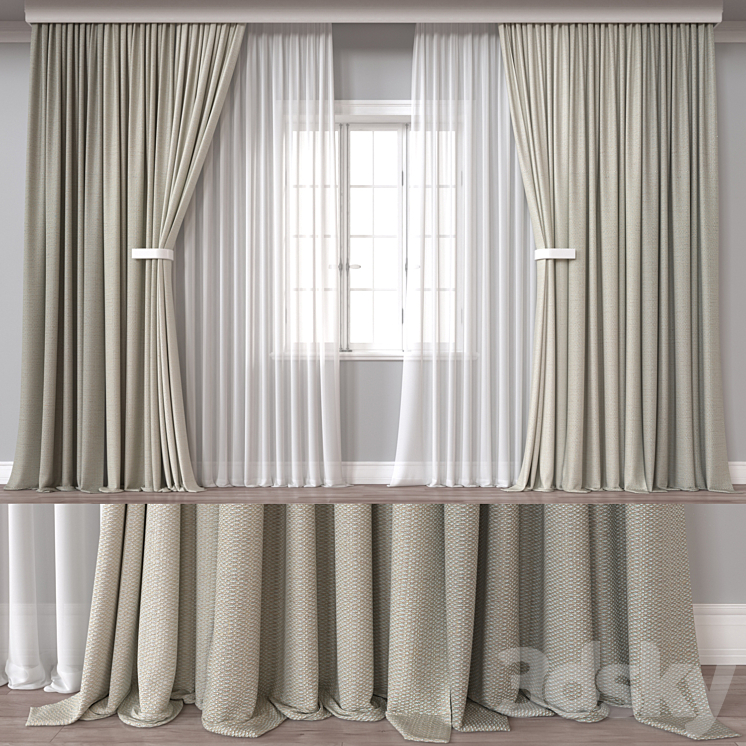 Curtain A817 - Curtain - 3D model