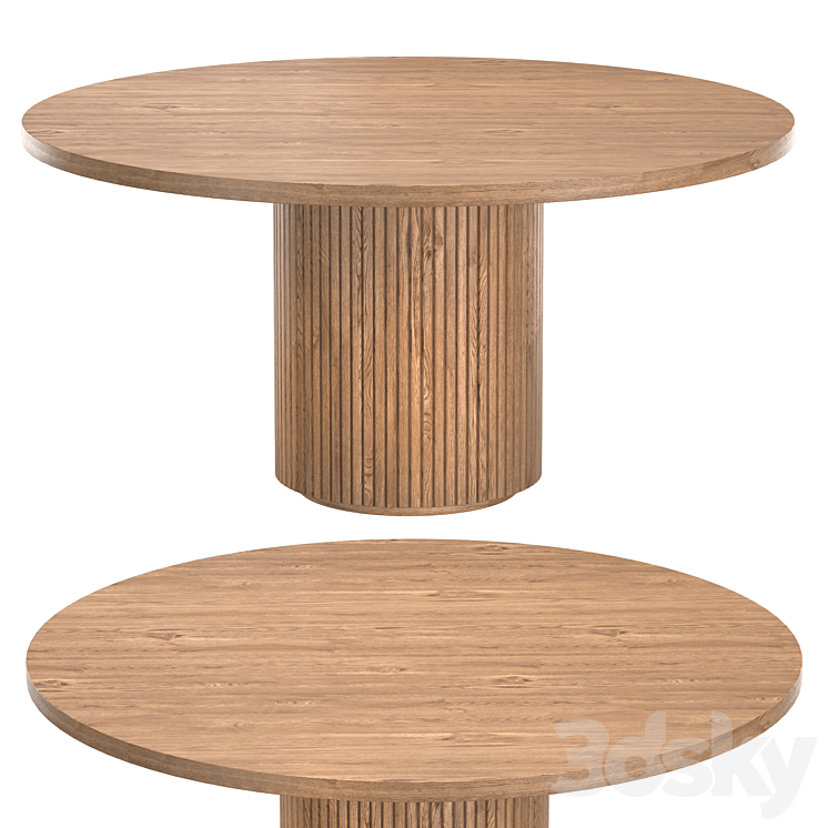 BYRON ROUND DINING TABLE - Table - 3D model