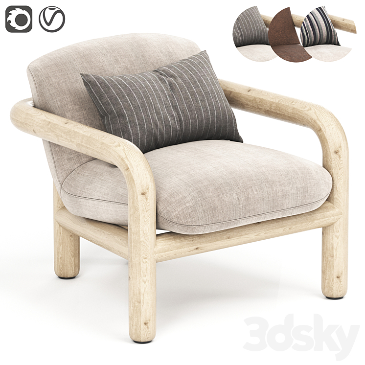 Armchair by Benson - Arm chair - 3D model