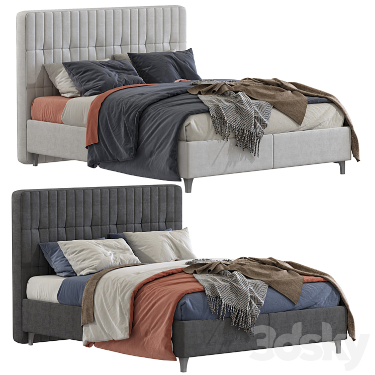 Bed Sona 398 - Bed - 3D model