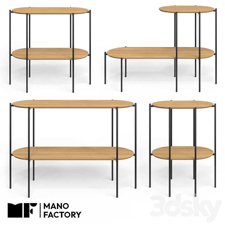(OM) WILLIAM console from MANO FACTORY - Console - 3D model