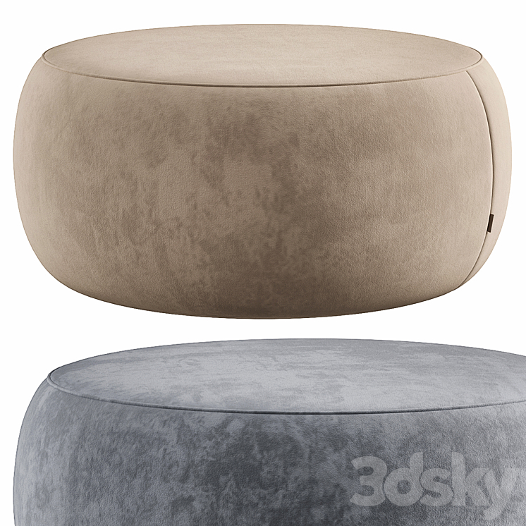 Sebastian Pouf by Laskasas - Other soft seating - 3D model