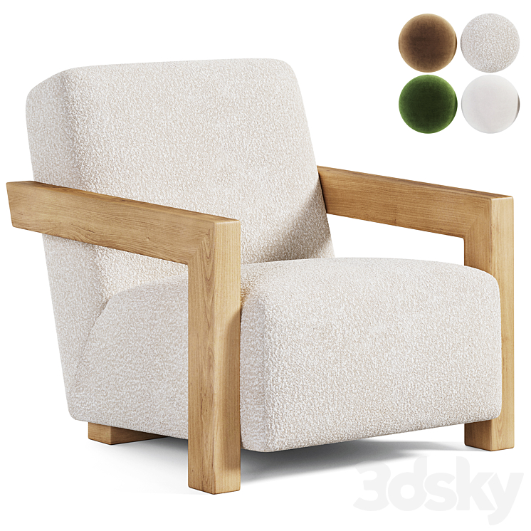 Archer Chair - Arm chair - 3D model