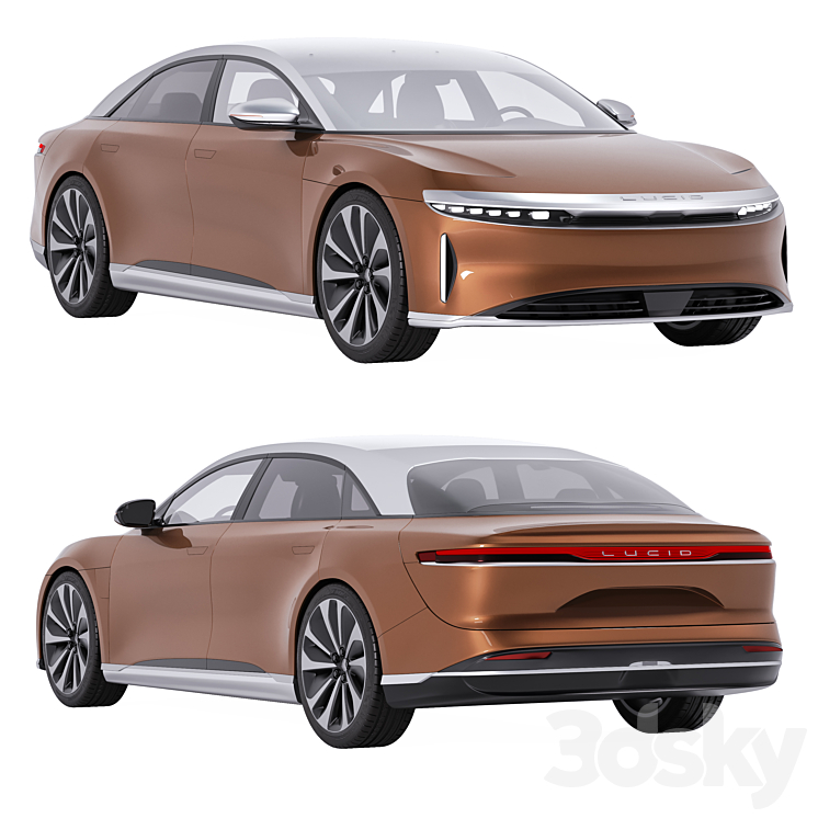 Lucid Air - Ground Transport - 3D model