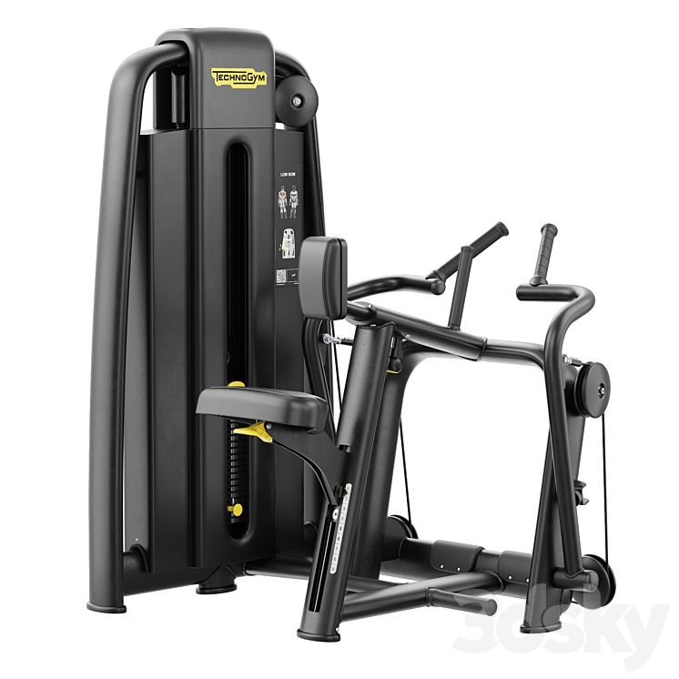 Technogym Selection 700 - Low Row - Sports - 3D model