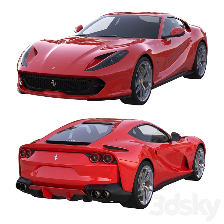 Ferrari 812 Superfast - Ground Transport - 3D model
