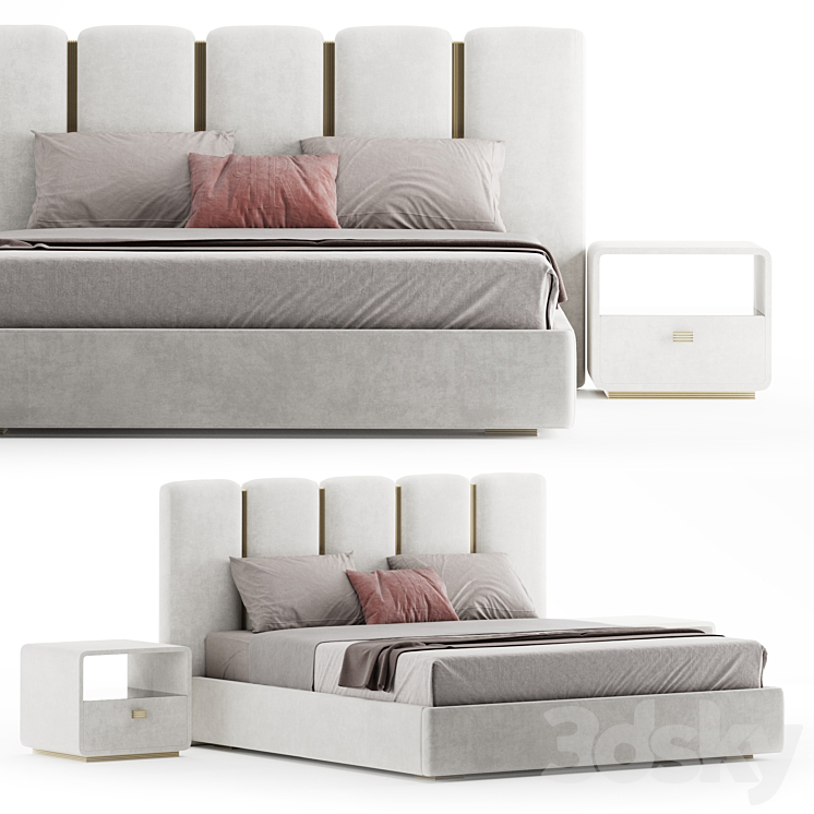 RUGIANO CLUB BED - Bed - 3D model