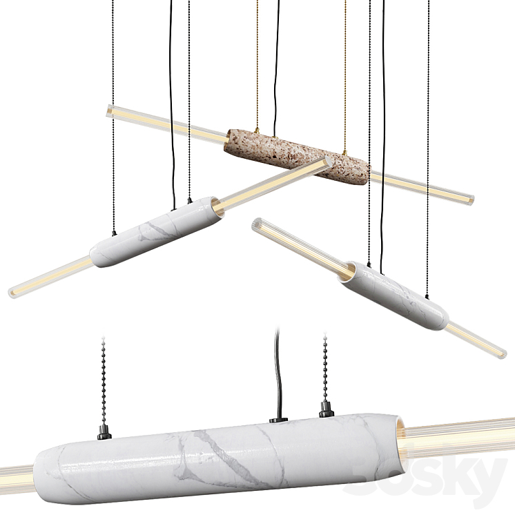 Limbo Pendant Emperador - Pendant light - 3D model