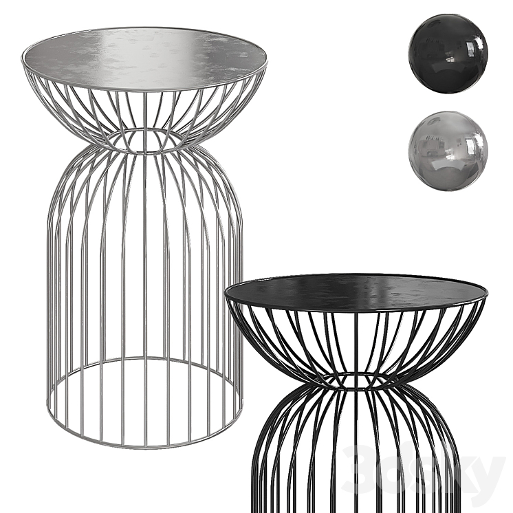Bedside table Ekis LaRedoute - Table - 3D model