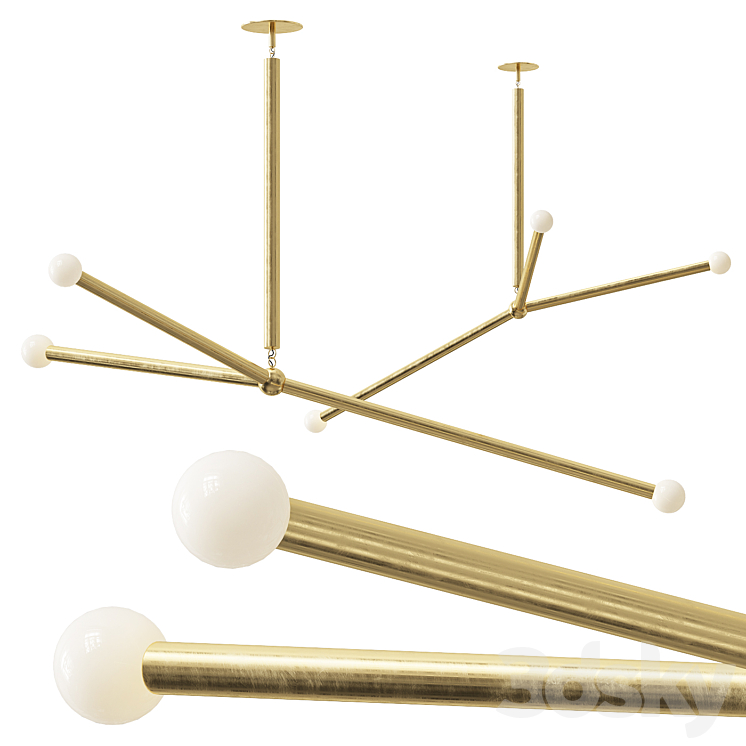 Apparatus Arrow pendant lamp - Pendant light - 3D model