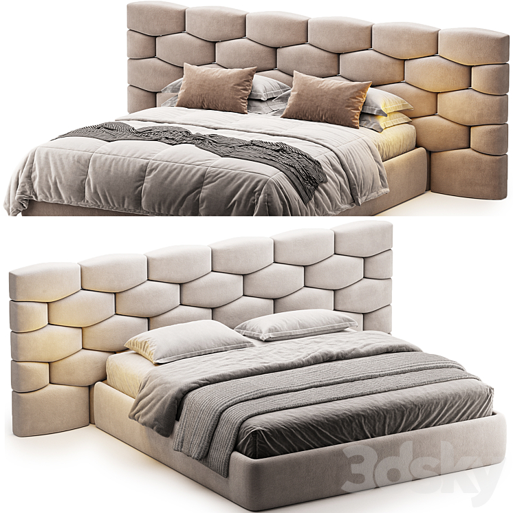 Bed Flow MAJAL - Bed - 3D model