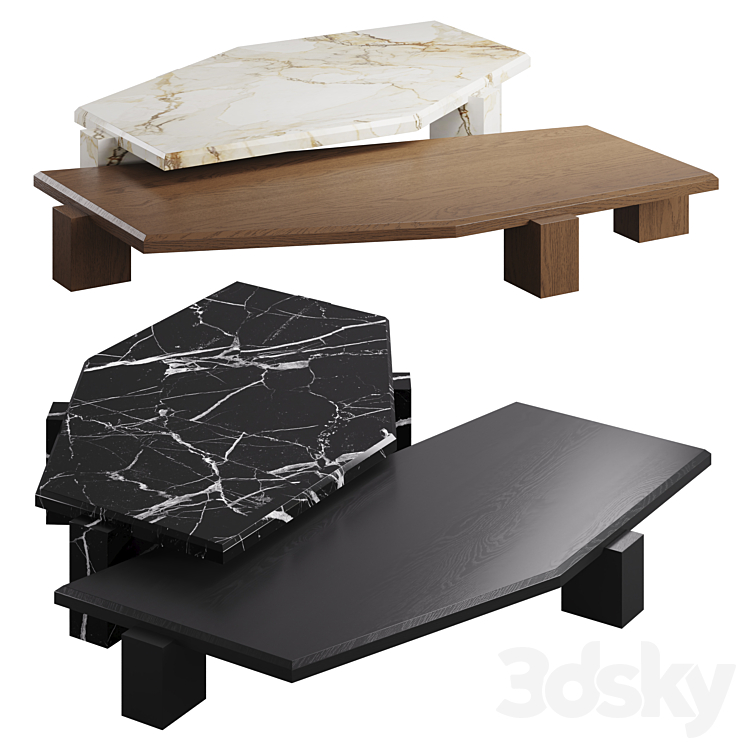 OKHA Modrock - Table - 3D model