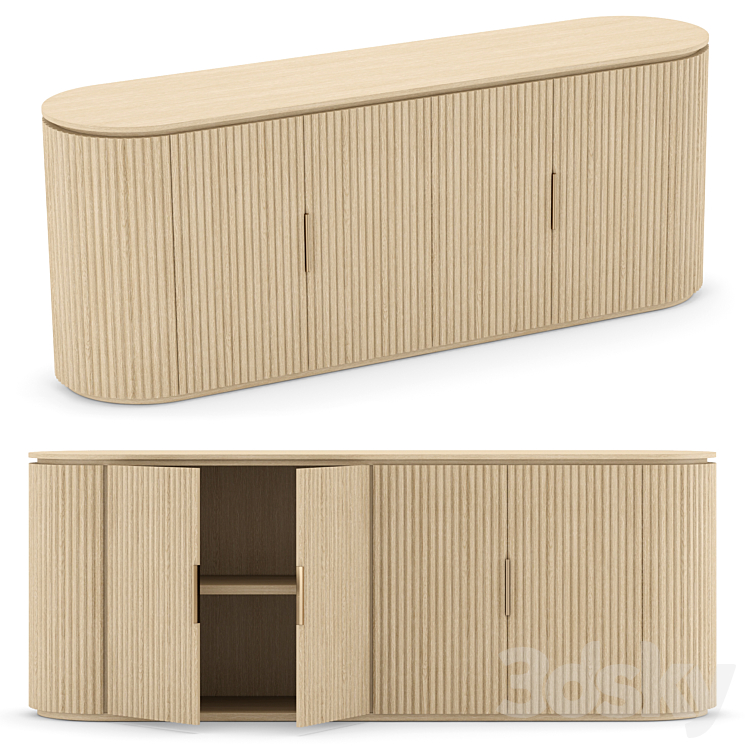 RH Byron sideboard - Sideboard & Chest of drawer - 3D model