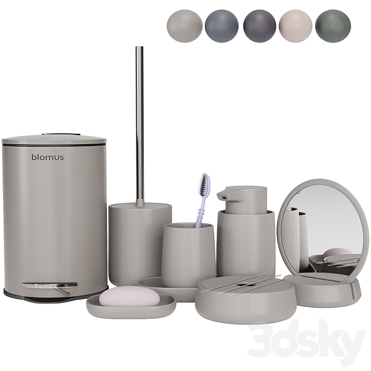 Bath Accessory collection SONO - Bathroom accessories - 3D model