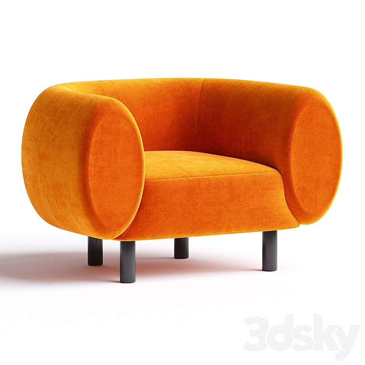 TOBI | Armchair By Sitland - Arm chair - 3D model