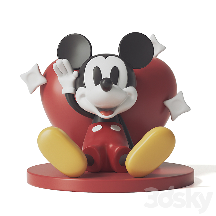 Mickey Mouse - Sculpture - 3D model
