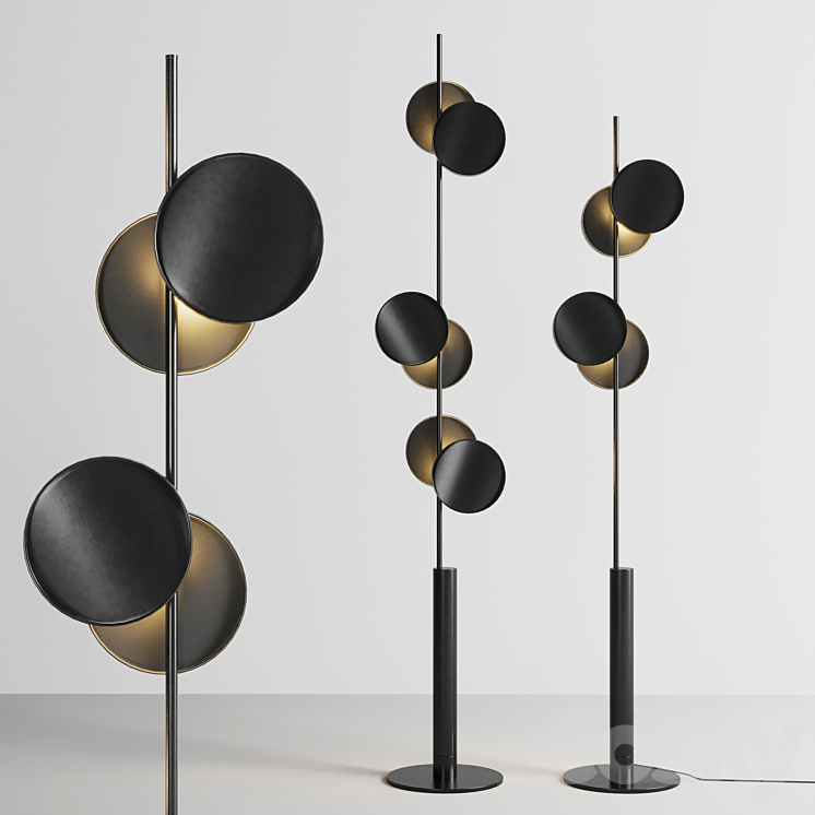 Typography Floor Lamp by Rakumba - Floor lamp - 3D model