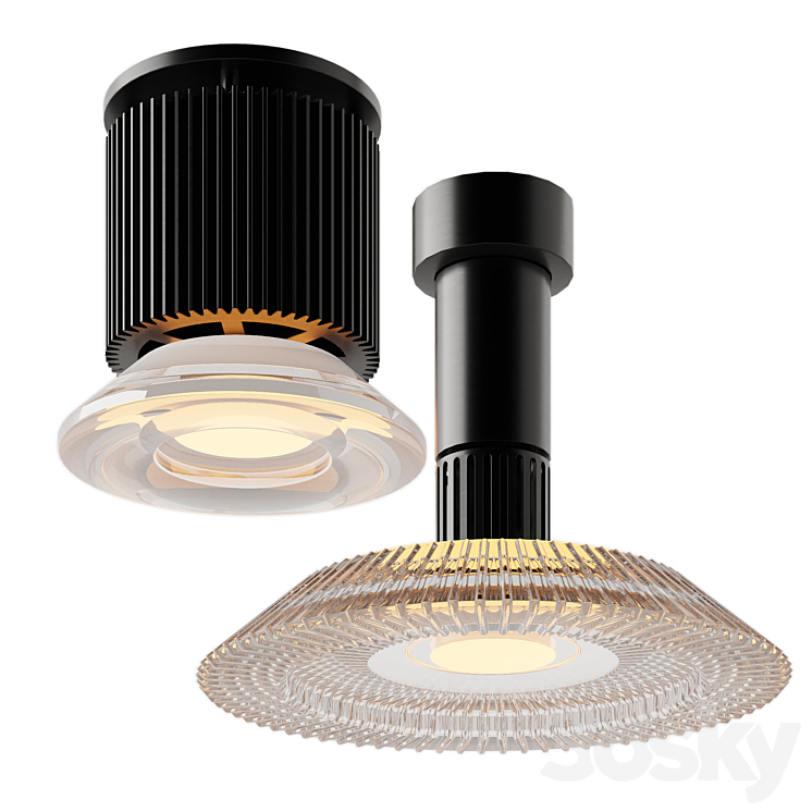 viabizzuno n55 soffitto lamp - Ceiling lamp - 3D model
