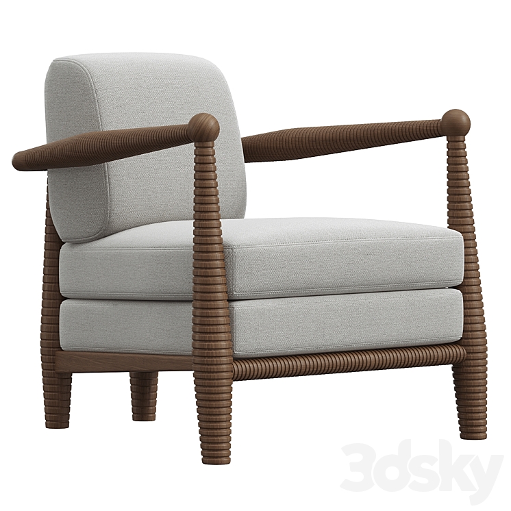 GIO Chair Hand Sanded America - Arm chair - 3D model