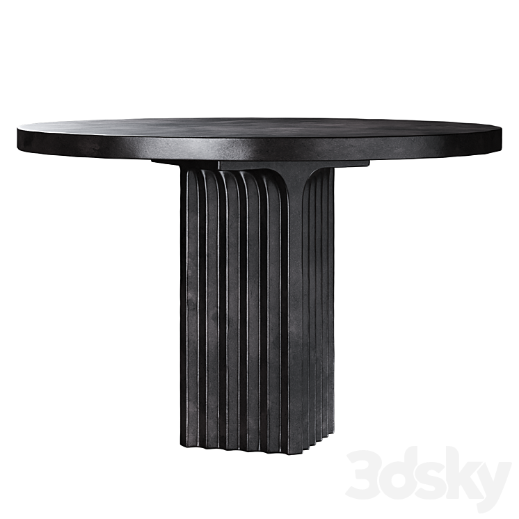 Arc Dining Table - Coffee by 101 Copenhagen - Table - 3D model