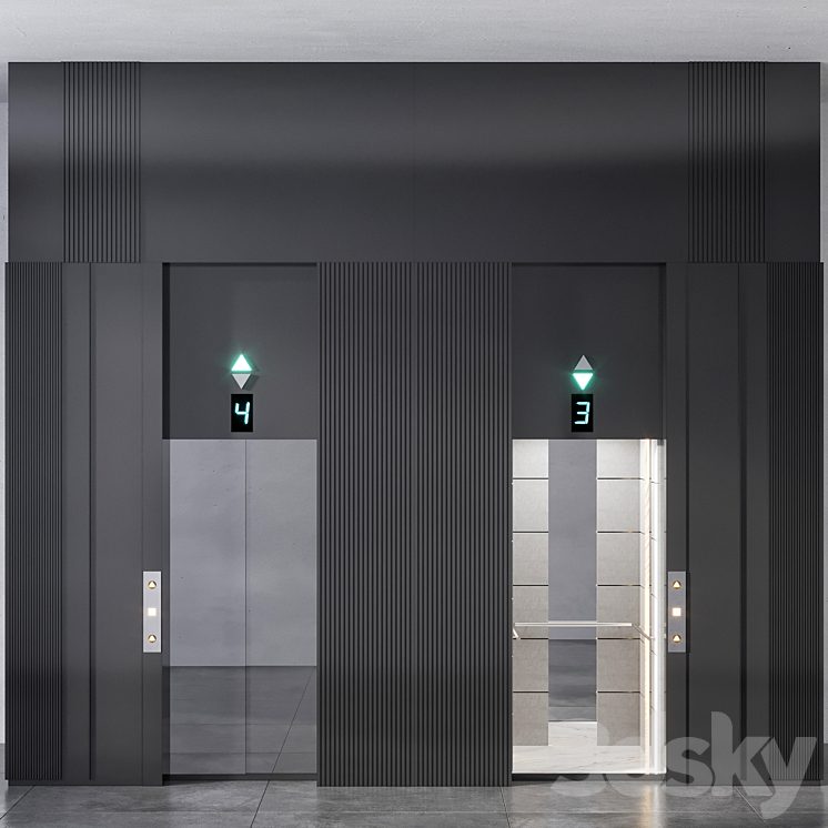 Elevator No3 - Miscellaneous - 3D model