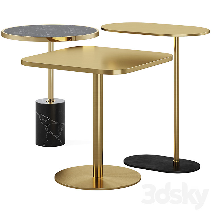 Coffee table Julie, Slide, San Remo by Kare design - Table - 3D model