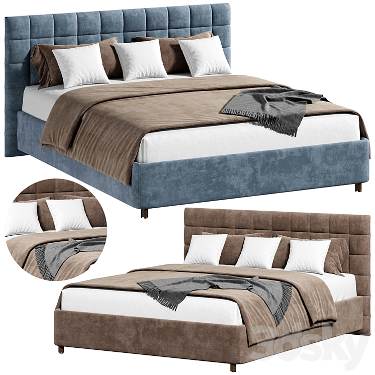 Queens Bed by switchmodern - Bed - 3D model