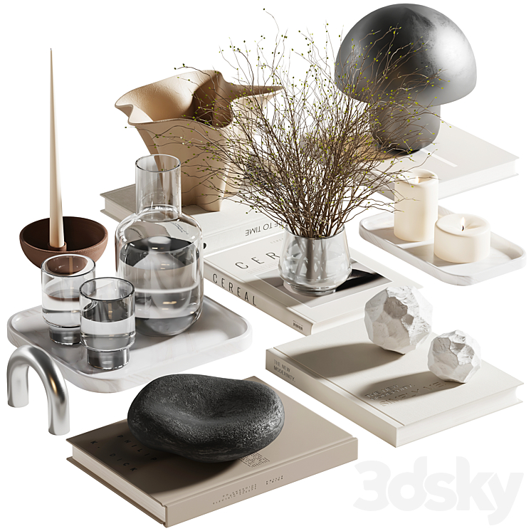 Decorative Set 016 Decorative Set 3d Model