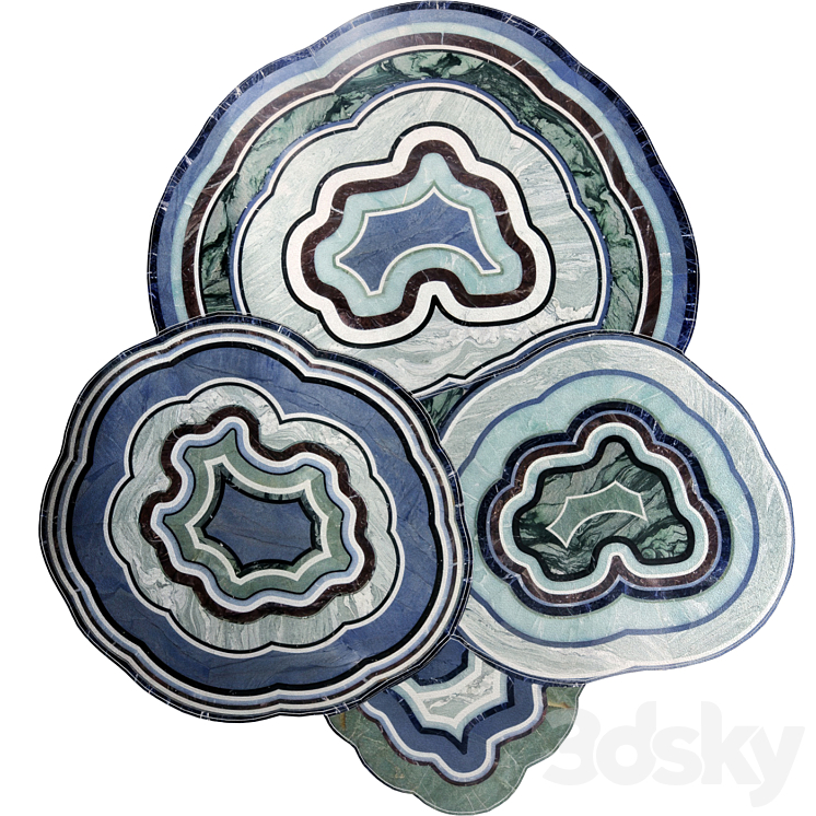 Agata Budri Rug - Carpets - 3D model