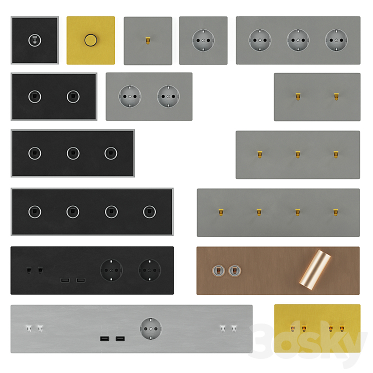 Font Barcelona 5.1 - Miscellaneous - 3D model
