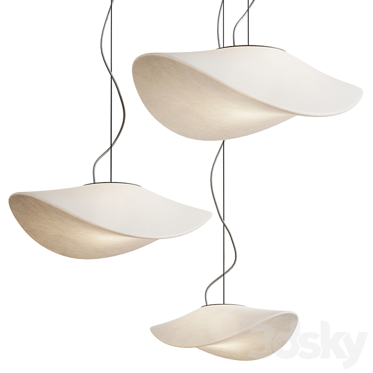 Balance light by Vistosi - Pendant light - 3D model