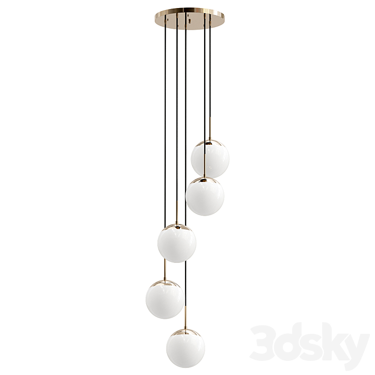 Yearby 5 - Pendant light - 3D model
