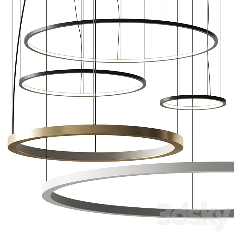 Andcosta Circus Round Pendant Lamp - Pendant light - 3D model