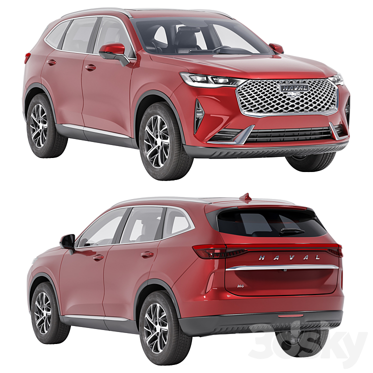 Haval H6 - Ground Transport - 3D model