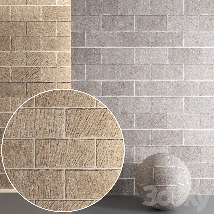 Mrf Wall Stone 10 - Stone - 3D model