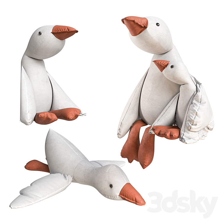 Hug the goose - Toy - 3D model