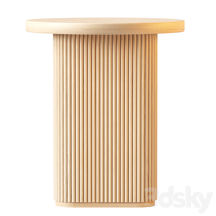 Tate Round Side Table - Table - 3D model