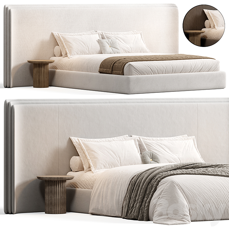 Calabria bed by Frato - Bed - 3D model